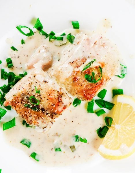 BAKED FISH FILLETS ( PERCH IN SAUCE SUPREME) - Chefjar