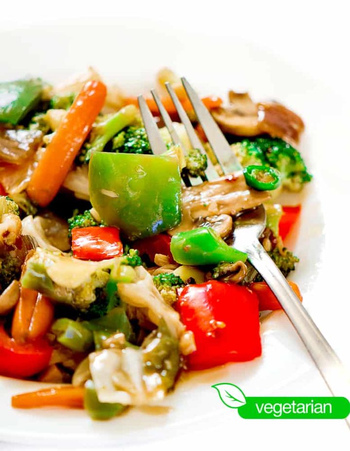 VEGETABLE STIR FRY (VIDEO) - Chefjar