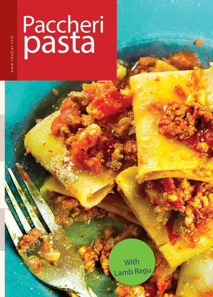 PACCHERI PASTA - Chefjar