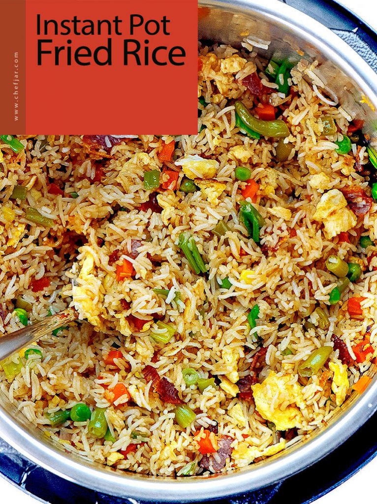 Instant Pot Fried Rice with Frozen Veggies - Chefjar