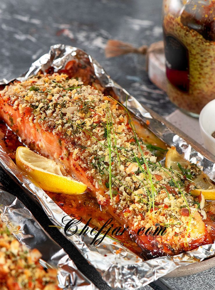 Pecan Panko Crusted Salmon - Chefjar