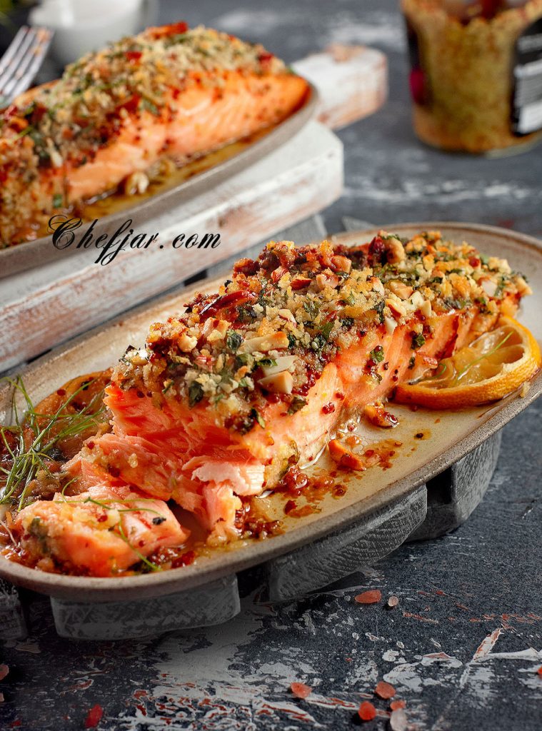 Pecan Panko Crusted Salmon - Chefjar