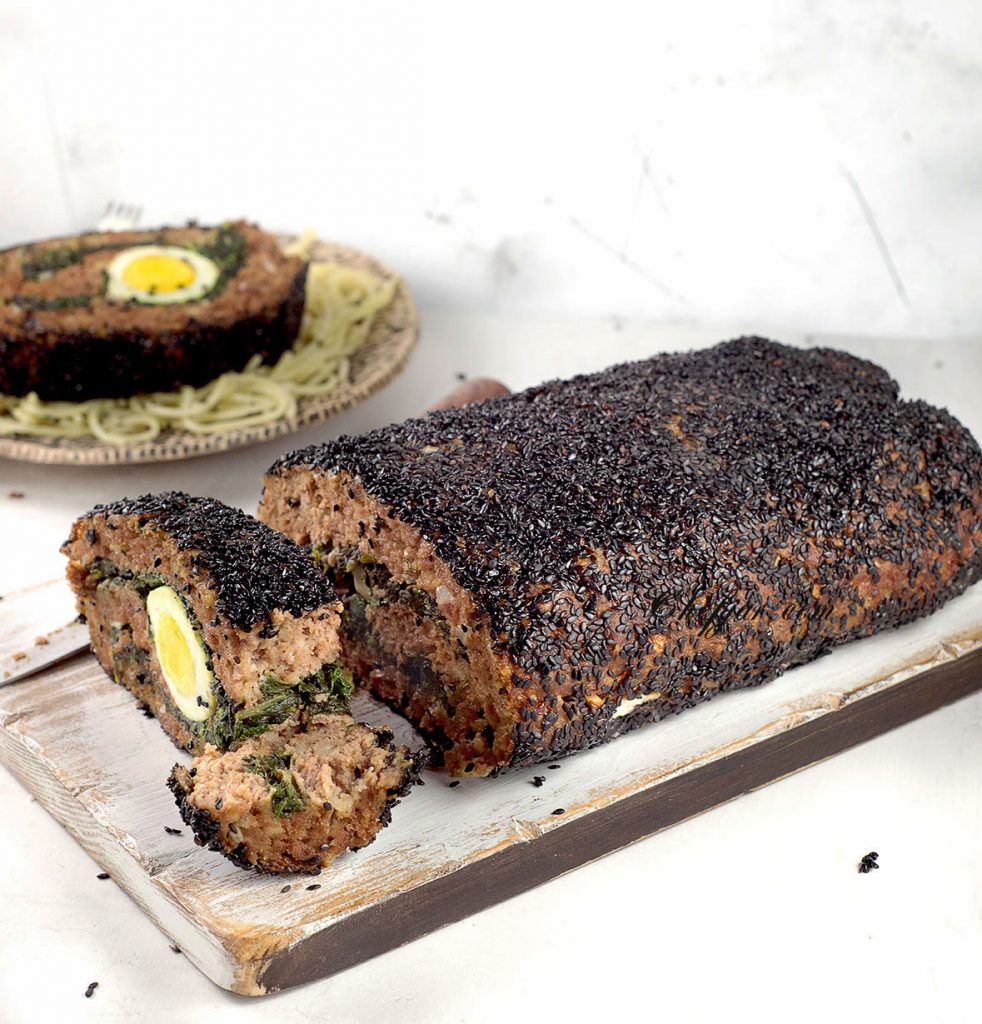 Spinach Stuffed Meatloaf Recipe - Chefjar