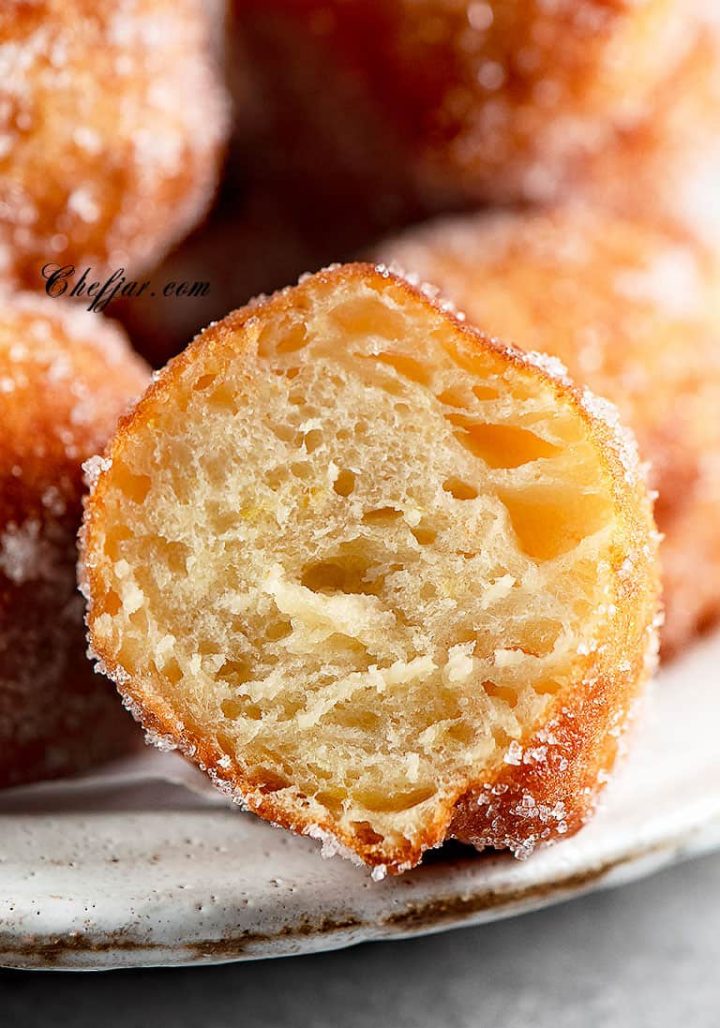 Homemade Italian Zeppole Donuts - Chefjar
