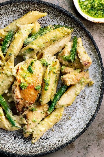 Creamy Chicken Pesto Pasta - Chefjar