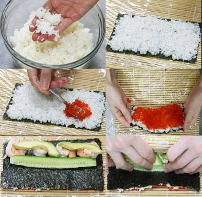 Boston Roll Sushi Recipe - Chefjar