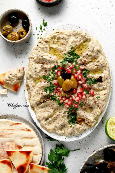 Mutabal Recipe ( Roasted Eggplant Dip) - Chefjar