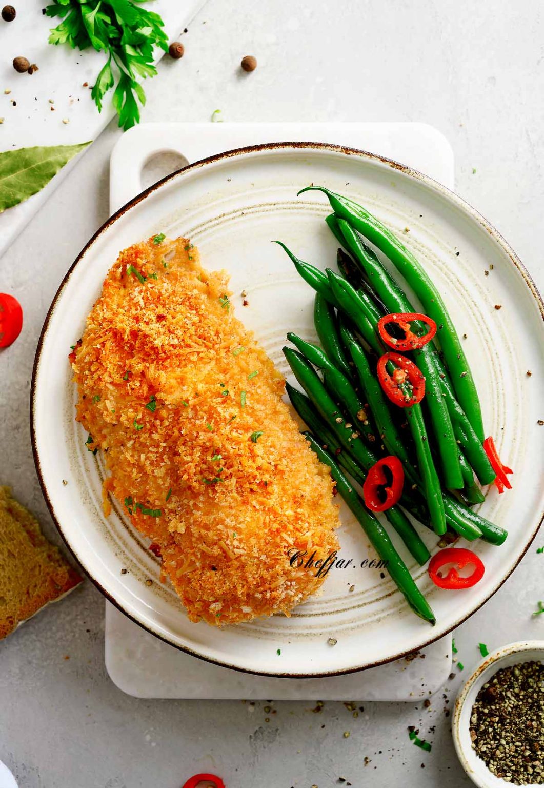 Crispy Oven Baked Chicken Fillet - Chefjar