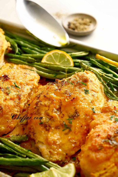 Sheet Pan Hummus Crusted Chicken Breast - Chefjar