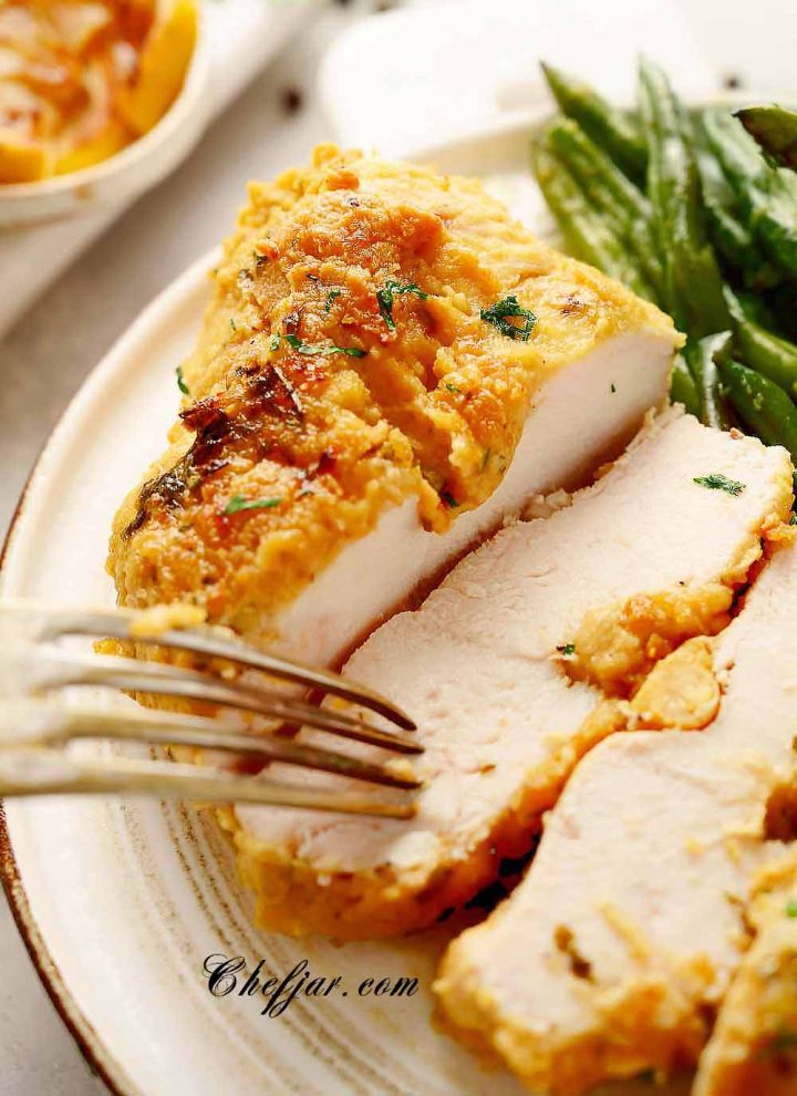 Sheet Pan Hummus Crusted Chicken Breast - Chefjar