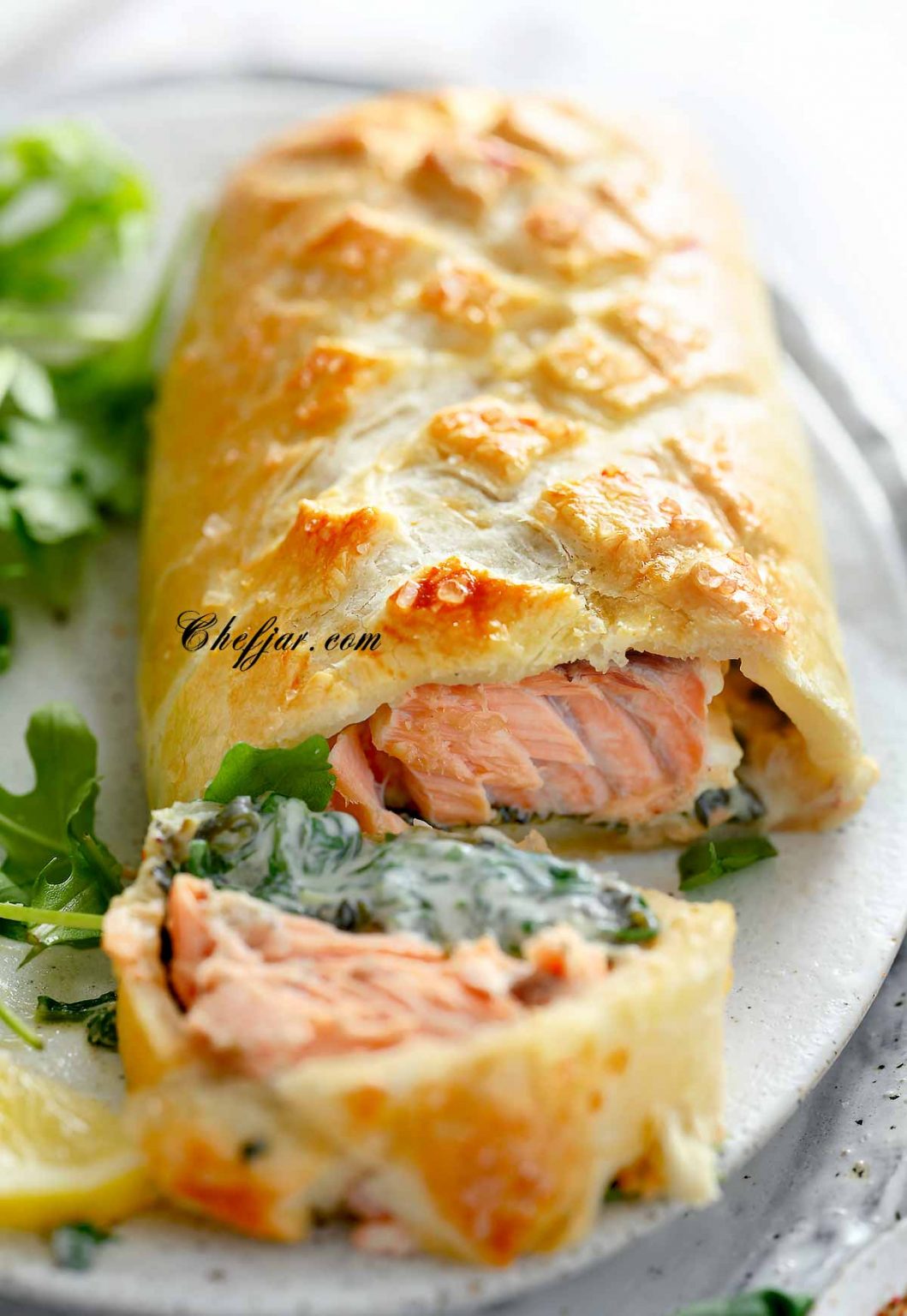 Salmon Wellington Recipe ( Video) - Chefjar