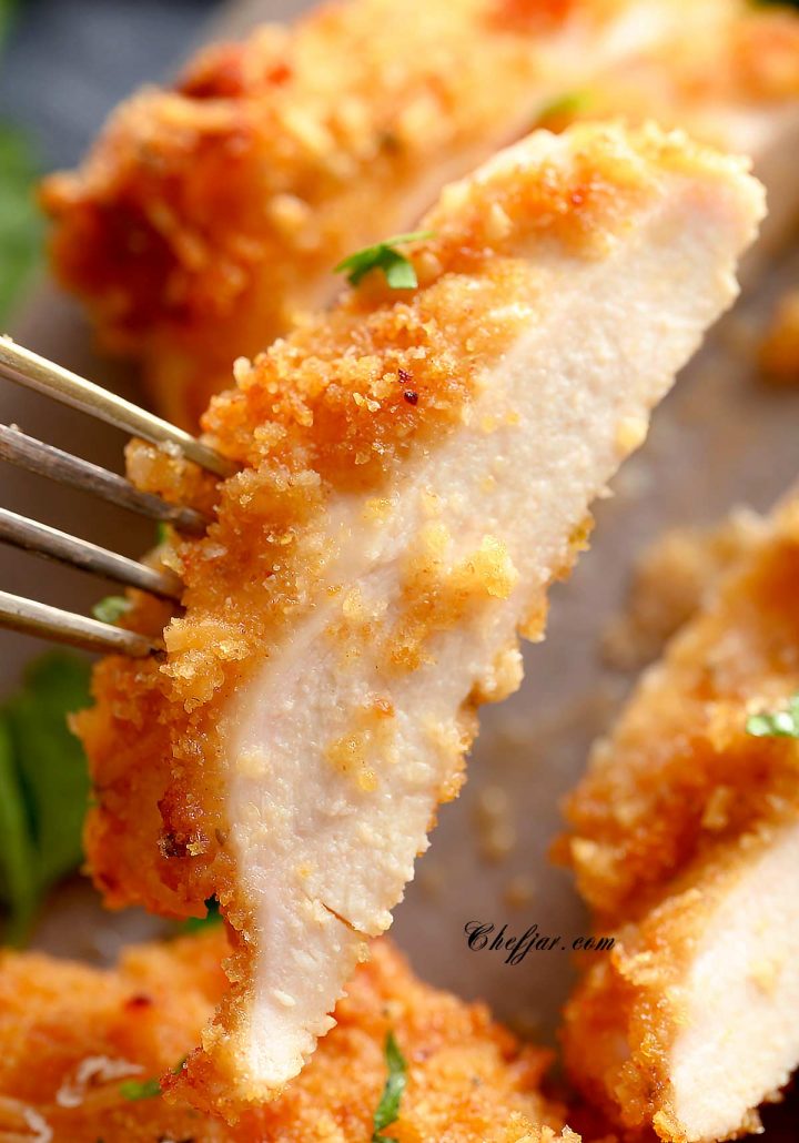 Baked Breaded Chicken Cutlets - Chefjar