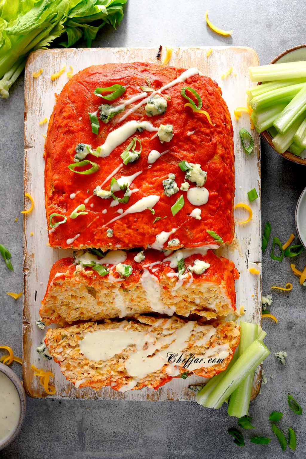 Buffalo Chicken Meatloaf - Chefjar