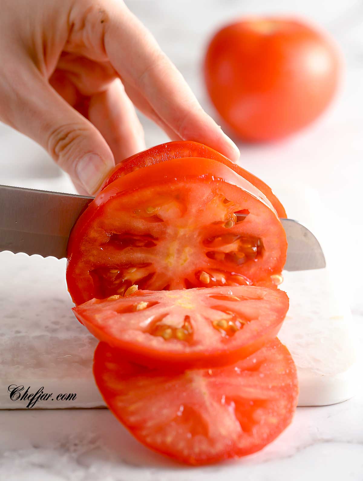 How To Cut A Tomato Chefjar