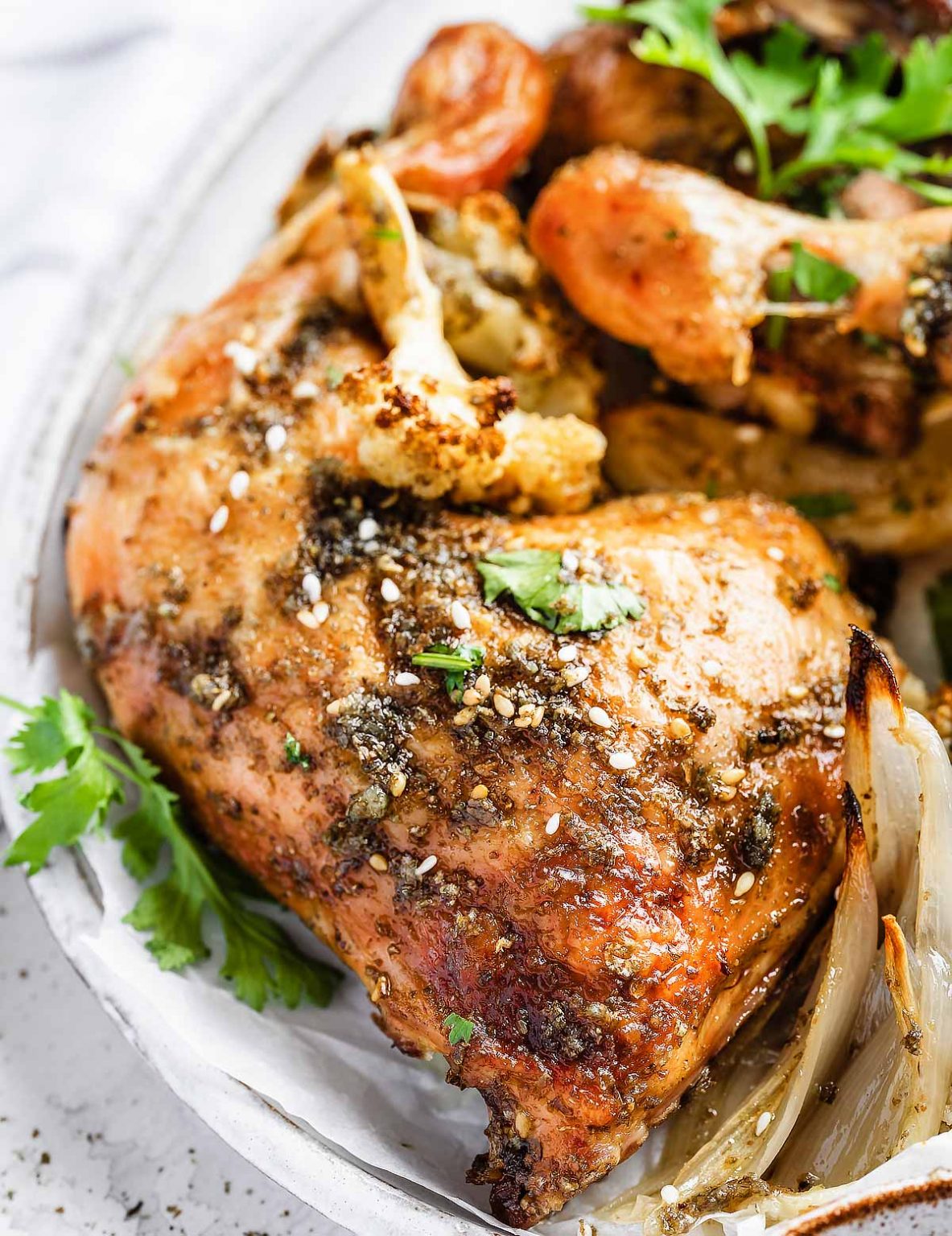 Za'atar Chicken Sheet Pan Dinner - Chefjar