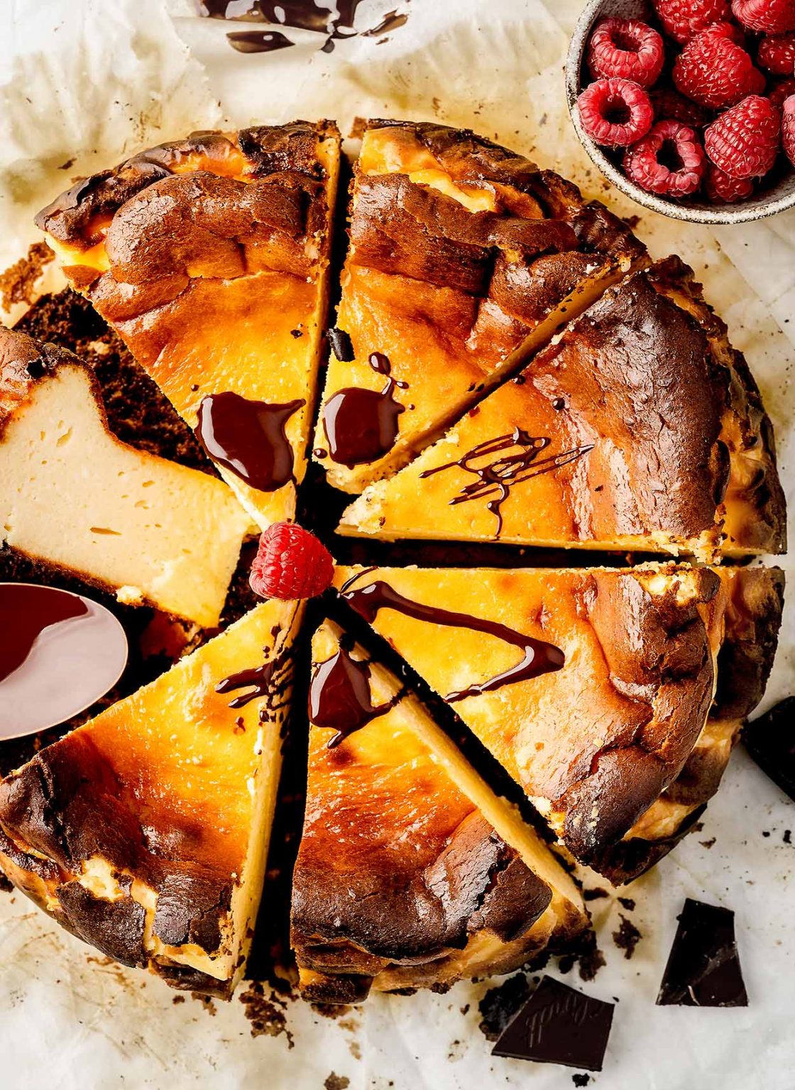 San Sebastian Cheesecake (Basque Cheesecake) - Chefjar