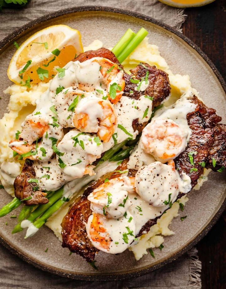 Steak and Creamy Shrimp - Chefjar