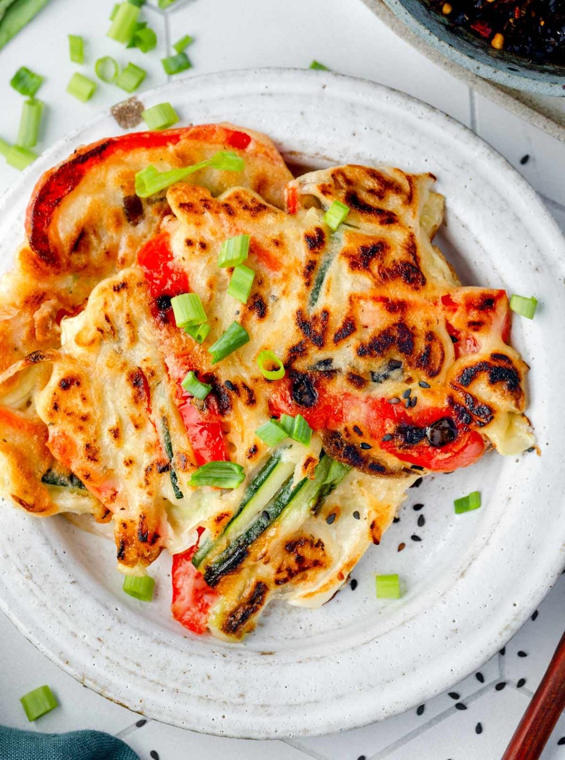 Korean Vegetable Pancake Recipe - Chefjar