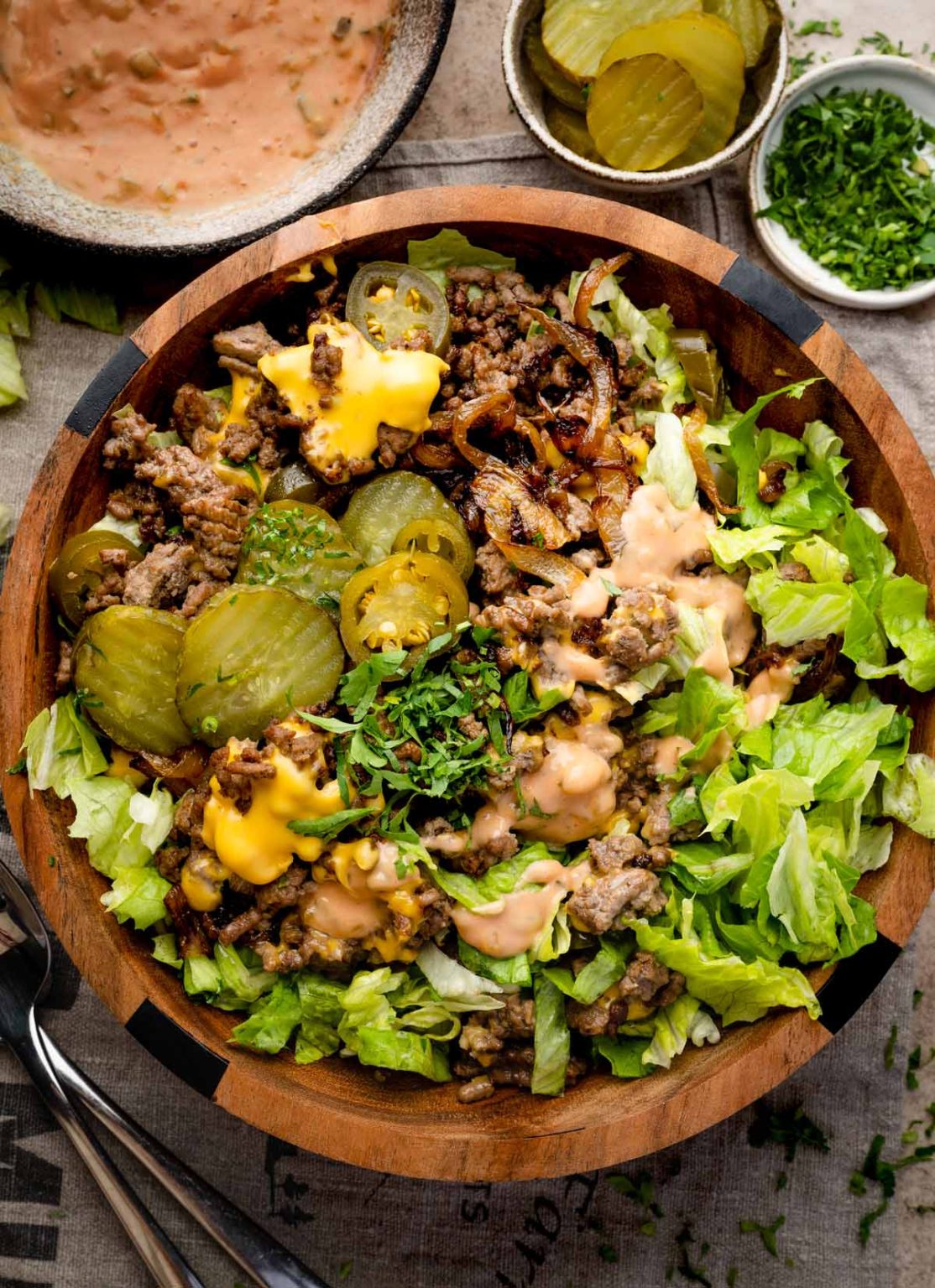 Burger Salad - Chefjar