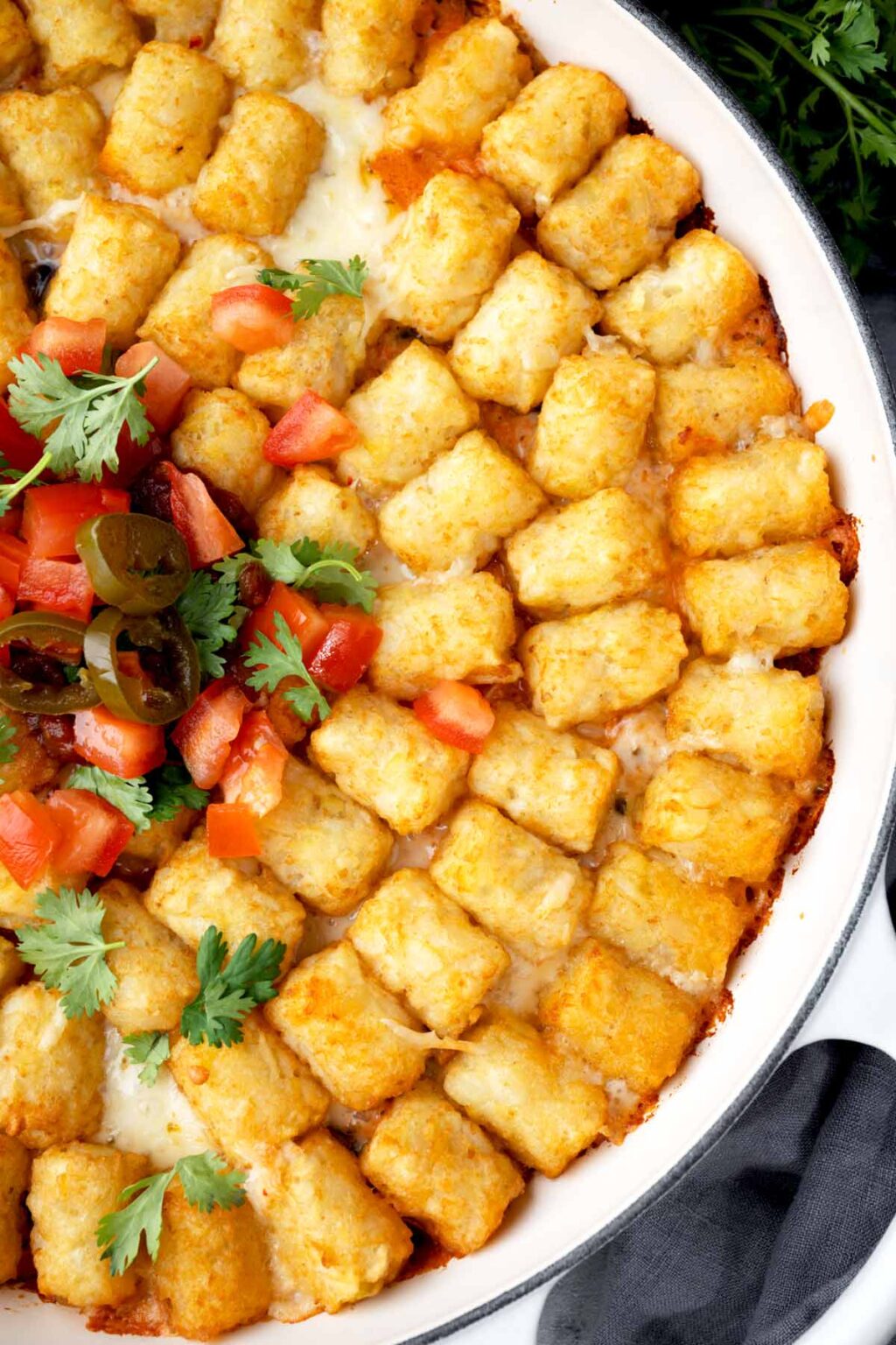 Fiesta Chicken Tater Tot Casserole - Chefjar